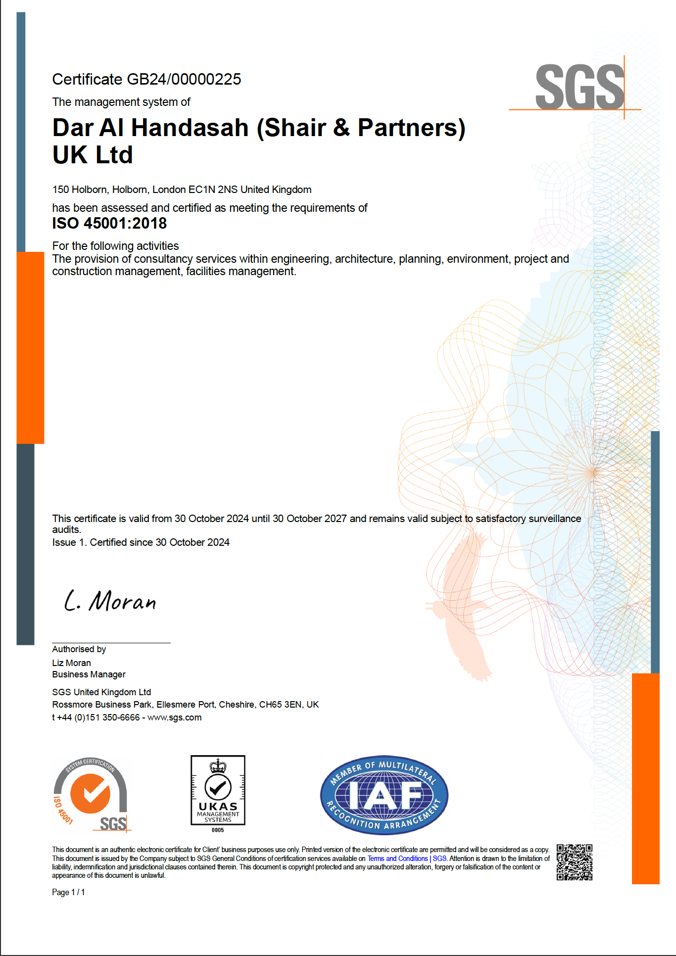 Dar Al-Handasah - News - Dar UK Earns ISO 14001 and ISO 45001 ...