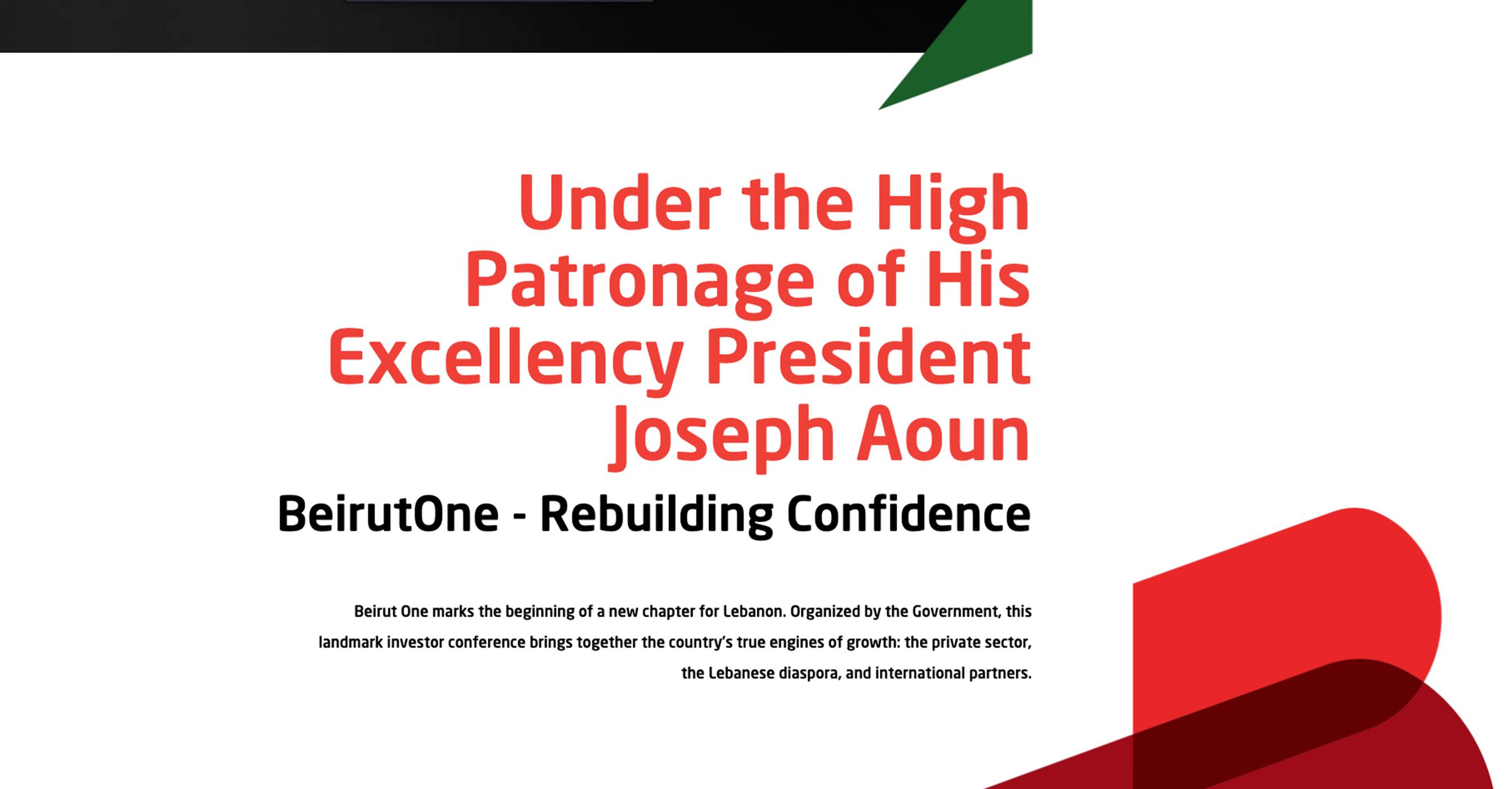 Dar Al-Handasah - News - Dar at the Beirut One Conference: Rebuilding ...