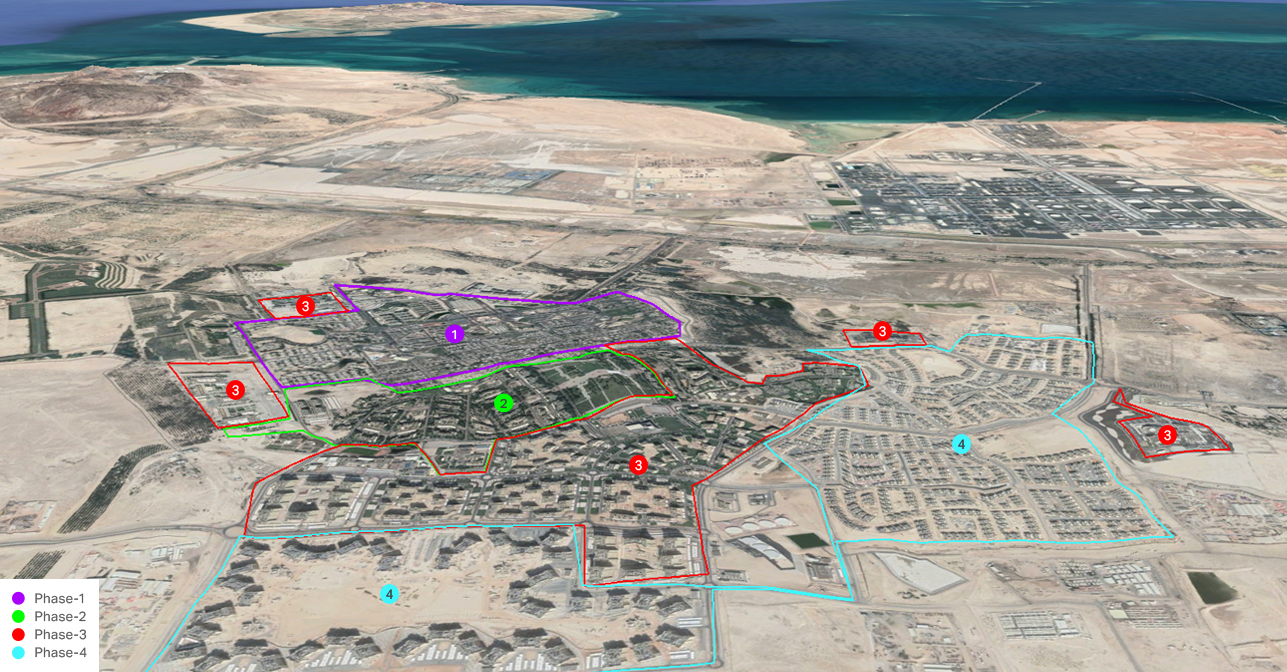 Dar Al-Handasah - Work - Ruwais City – Controlling Groundwater Table Rise